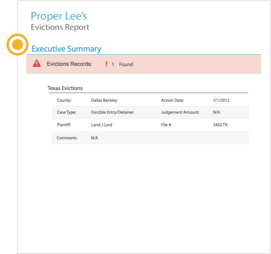 Properly: Screening Reports - Properly